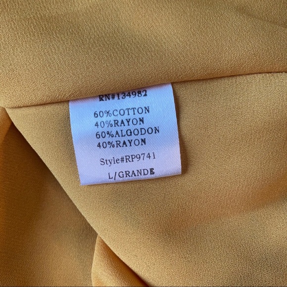 Roly Poly | Dresses | Roly Poly Floral Golden Mustard Dress Large ...